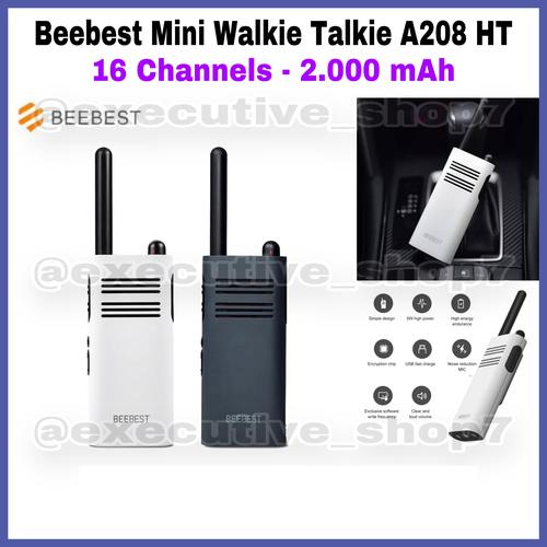 Jual Beebest Mini Walkie Talkie A208 HT - 16 Channels - 2.000 mAh - White - Kota Pekanbaru ...
