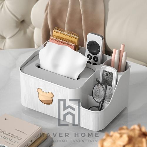 Jual OLLIE - Kotak Tissue Estetik Rak Make Up Plastik Tempat Tisu ...