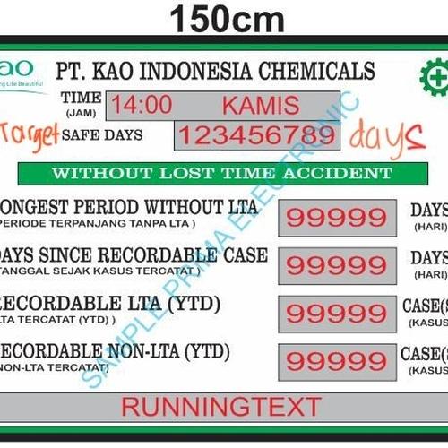 Jual Display HSE Board Digital Custem - Jakarta Barat - prima ...