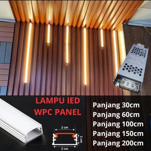 Jual lampu led wpc panel / lampu hias - Panjang 200 cm - Jakarta Barat ...
