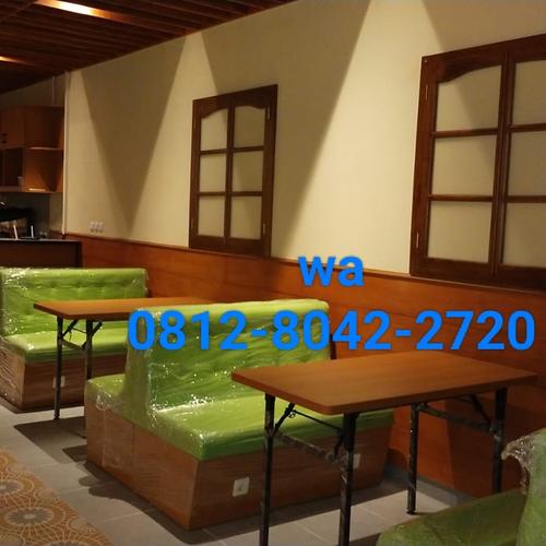 Jual sofa cafe sofa resto paket meja 2 sofa 1 meja 120cm - Kab ...