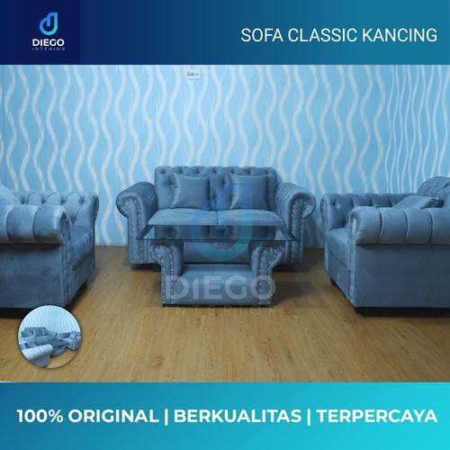 Jual Sofa Klasik 211 + meja Sofa Minimalis 211 + meja Sofa Full Kancing ...