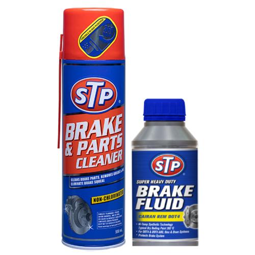 Promo STP [BUNDLE] Brake Parts Cleaner Rem + Minyak Rem DOT 4 ActivGard ...