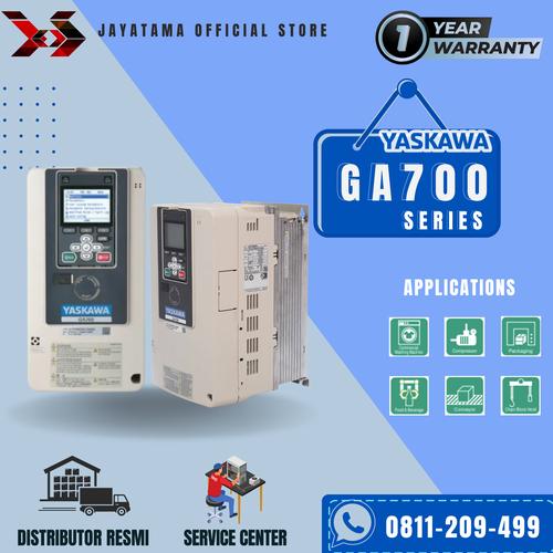 Jual AC INVERTER YASKAWA GA700 TYPE: CIPR-GA70T2082ABAA 22KW ND 18,5KW HD - Kota Bekasi ...