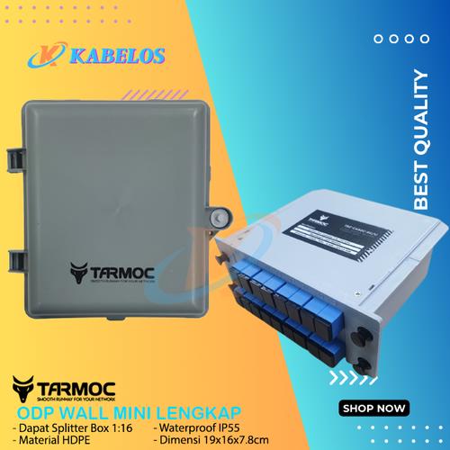 Jual Tarmoc ODP Wall Mini + 16 Core Splitter Box | ODP 16 Core Lengkap ...
