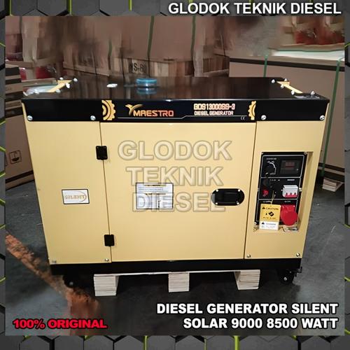 Jual Diesel Genset Generator Silent Solar 9 8.5 KW 3 PHASE GDS 13000 SS ...