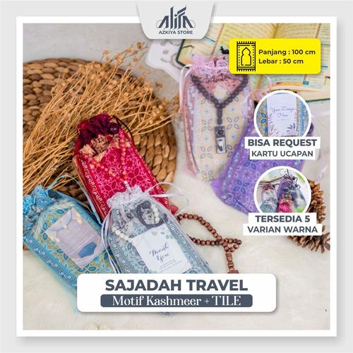 Promo Souvenir Sajadah Kashmir+ Tile Kartu Ucapan,Sajadah Travel ...