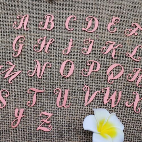 Jual Bentuk Huruf Alfabet #39 Scrapbook Papercut Paper craft Kerajinan ...