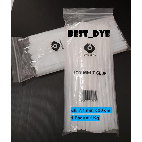 Jual Isi Refill Lem Tembak Kecil ONE DROP 7,1 mm x 30 cm, 1 kg dan ...