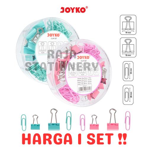 Promo Joyko Binder Clip Paper Clip SET / Klip Kertas Penjepit File ...