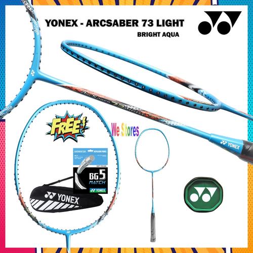 Jual YONEX Arcsaber 73 Light / ARC 73 Light Raket Badminton - ORIGINAL - Aqua Blue - Jakarta ...