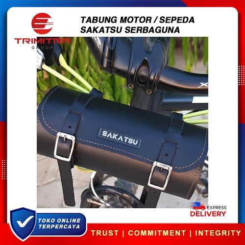 Jual TABUNG MOTOR Sepeda Just Ride / Tas Motor Sepeda Kulit PU ...