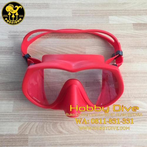 Jual Poseidon Red Line Mask PSN-0720-160 Scuba Diving Mask - Kota ...