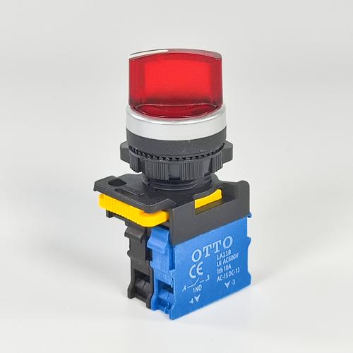 Jual SELECTOR SWITCH ILLUMINATED (STAY PUT) 2 POSISI 22MM OTTO - 2 ...