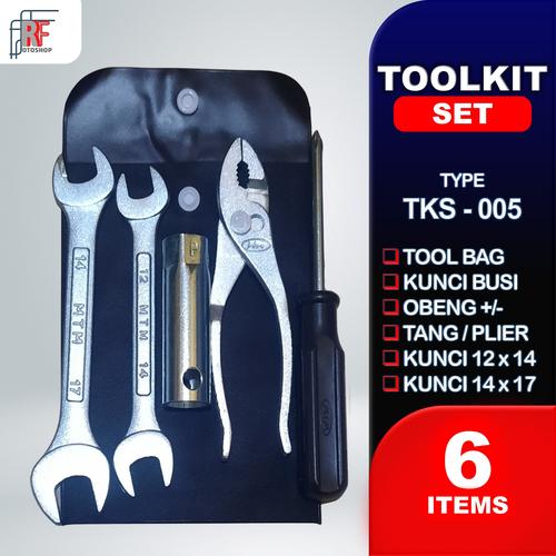 Promo Toolkit Motor Lengkap - Toolkit Set - 1 - Kab. Bekasi - Kunci Roda Mobil | Tokopedia