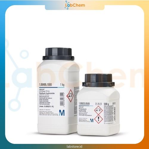 Jual Potassium Hydroxide Kalium Hidroksida (AR) | Merck 1.05033.1000 ...