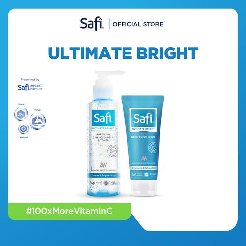 Promo SAFI - Ultimate Bright - Double Cleanse Package (2in1 Cleanser ...
