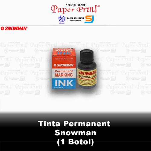 Jual Isi Tinta Permanent Marking Ink Snowman - Hitam, 1 pcs - Jakarta ...