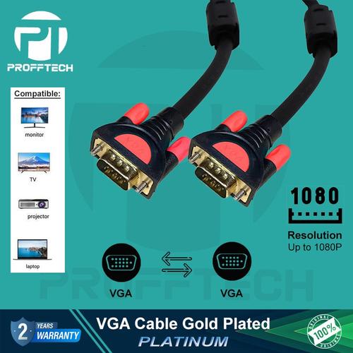 Jual Kabel Vga Platinum. 20 Meter. (ProffTech).Garansi 2 Thn. - 3 Meter ...