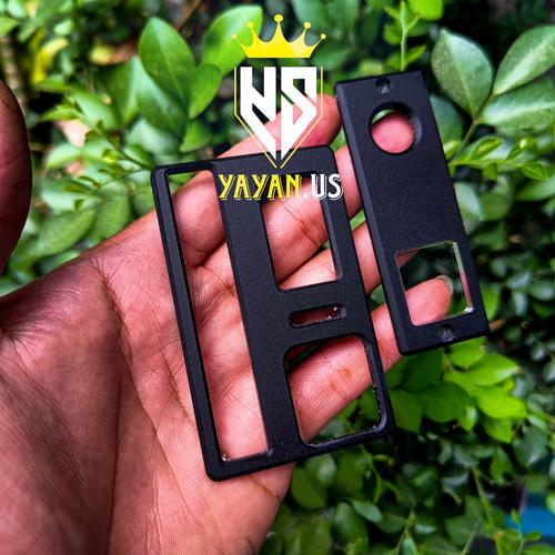 Jual Panel Backdoor San aio Black matte bolong custom request - Pattern ...