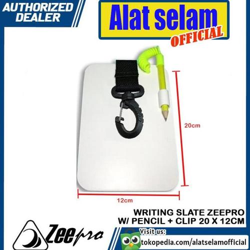 Jual Writing Slate Pencil Zeepro Papan Tulis Waterproof Diving 20cm X ...