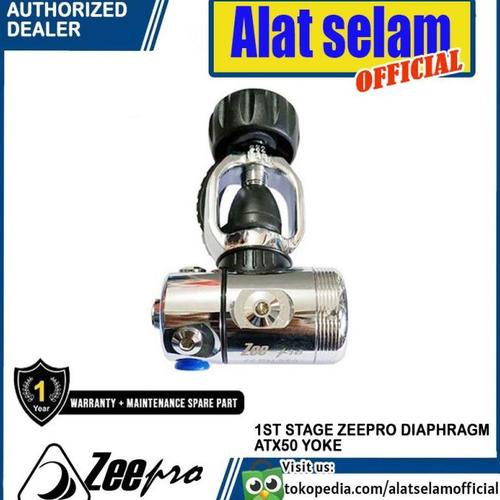 Jual 1st First Stage Regulator Zeepro ATX50 Selam Diving Diaphragm Yoke ...