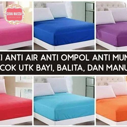 Jual sprei waterproof |velve bed protector | sprei anti ompol uk ...