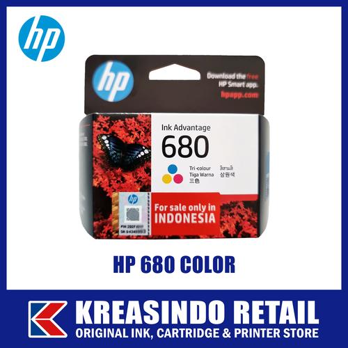 Jual HP 680 Color Tinta / Cartridge Original - Kota Surabaya ...