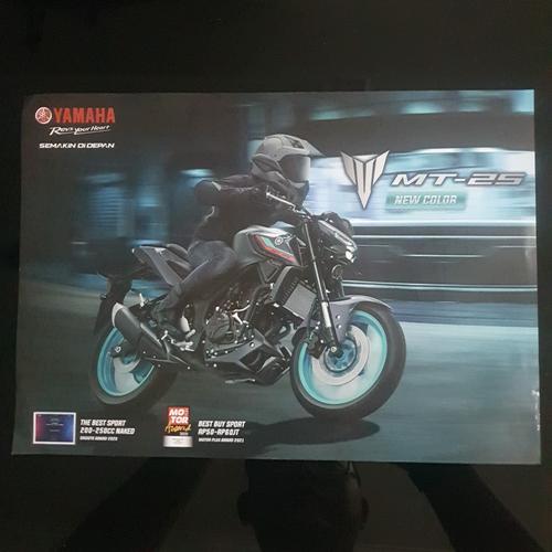 Jual Brosur Yamaha MT-25 ( flyer ) - Kota Semarang - BESIEGE_HOBBY | Tokopedia