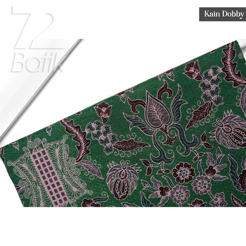Jual KAIN BATIK PREMIUM Bahan Dobby Motif Pintu Aceh Warna Hijau Ijo ...