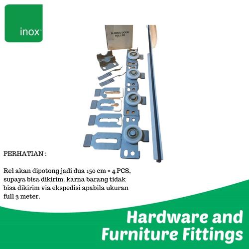 Jual Rel sliding lemari / Rel pintu geser lemari / Rel sliding tanam SL ...