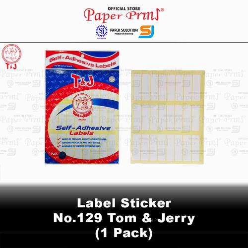 Jual Kertas Laser Label Stiker No. 129 Tom & Jerry - Jakarta Barat ...