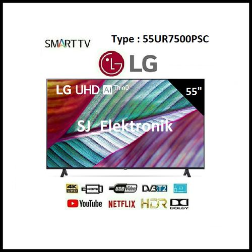 Jual LED TV LG 55 Inch 55UR7500PSC - 55UR7500 Real 4K Smart UHD TV ...