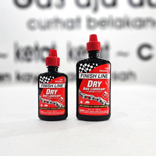 Jual Oli Pelumas Rantai Finish Line Teflon Plus Dry Lube - 4oz / 120mL ...