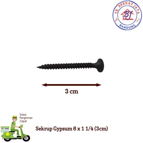 Jual Skrup Gypsum Sekrup Gypsum Skrup Drywall 3 CM 1 1/4 INCH @1 BUAH - Kota Bandung - TB Berkat ...
