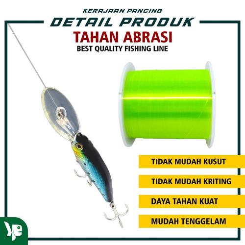 Jual Kerajaan Pancing - Senar Pancing Tarantula 500Meter Warna Hijau ...