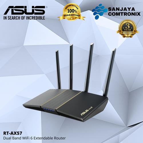 Jual ASUS RT-AX57 AX3000 Dual Band WiFi 6 Extendable Router RT-AX57 ...