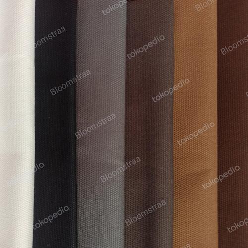 Jual Bahan Kanvas Polos Canvas Fabric Warna Polos Kain Kanvas Meteran ...