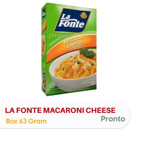 Jual MAKARONI KEJU LA FONTE MACARONI CHEESE LAFONTE PRONTO CHEESE BOX ...