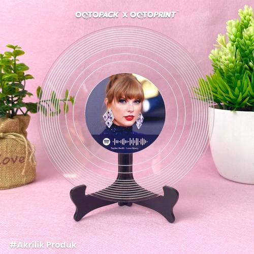 Jual Akrilik Spotify/Playlist Custom/Spotify CD Minimalis/Custom UV ...
