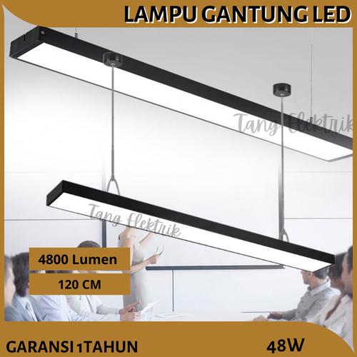 Jual Lampu office gantung LED lampu plafon LED office hanging lamp 48W ...