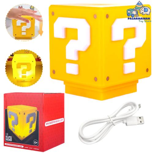 Jual Led Question Mark Super Mario Tanda Tanya USB Charging Lampu tidur ...