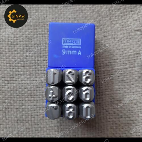 Jual KETOK ANGKA 9MM (0-9) MASUS GERMANY FIGURE STAMP PUNCH 9 MM ...