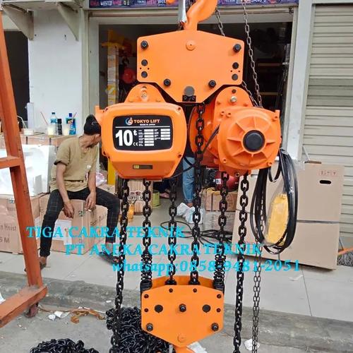 Jual Electric Chain Hoist Pluss Trrolley 10 Ton X 6 Meter WEKA GERMANY ...