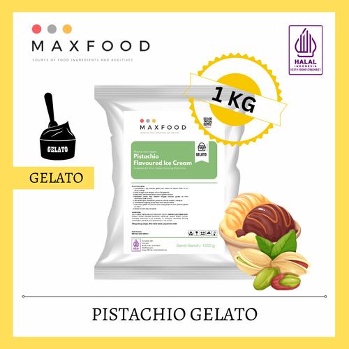 Jual MAXFOOD - Gelato Powder Pistachio / Bubuk Gelato Rasa Pistachio 1 ...