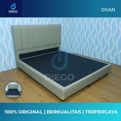 Jual Divan dipan sandaran full rangka tempat tidur untuk kasur matras ...