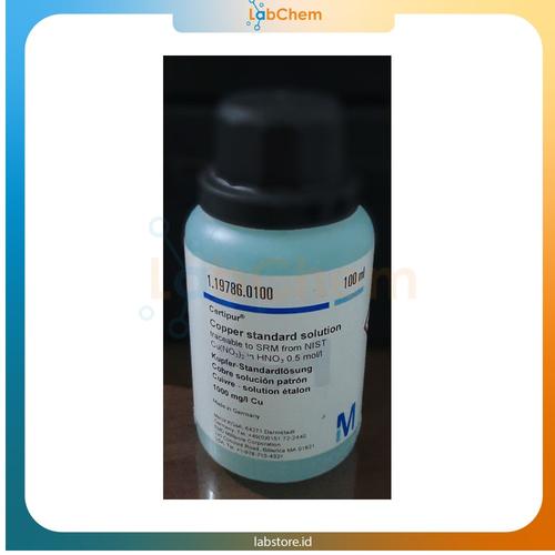 Jual Tembaga Copper Standard Solution 100 ml | Merck 1.19786.0100 ...