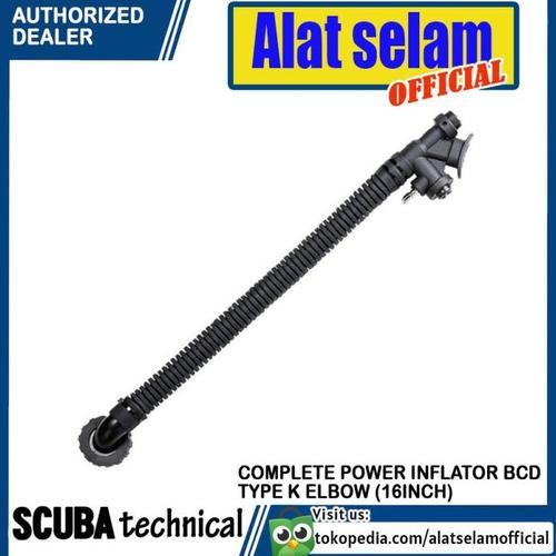 Jual Power Inflator BCD Scubatechnical Complete Type K Elbow 16 Inch ...