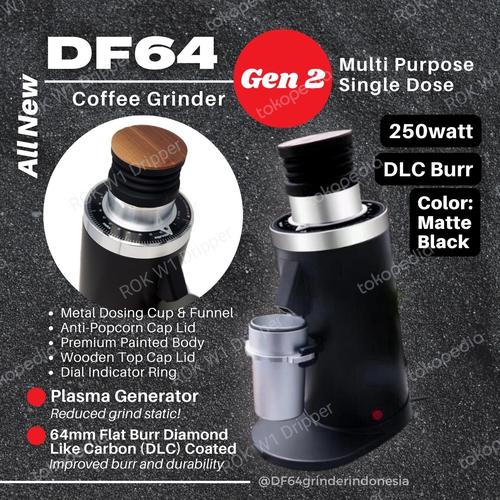 Jual DF64 Gen 2 Coffee Grinder DLC Burr - All New DF64 / Turin /G-iota ...