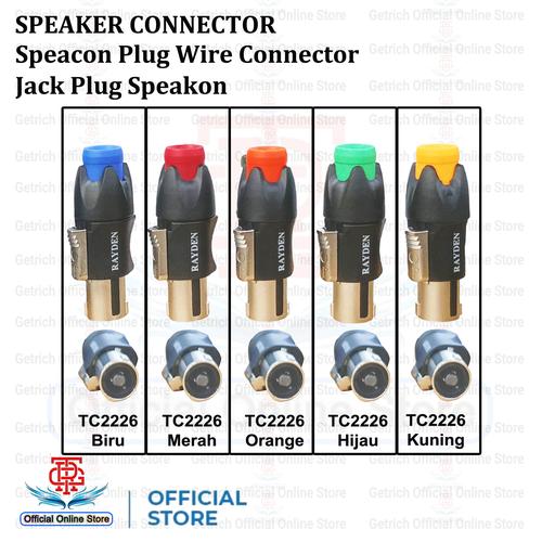 Jual Jack Soket Konektor Kabel Audio Connector Speakon Spicon Spikon ...